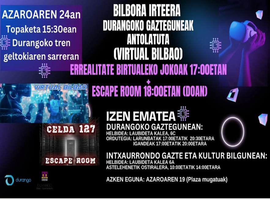 Salida a Bilbao organizada por el Gaztegune de Durango - Kurutziaga ...